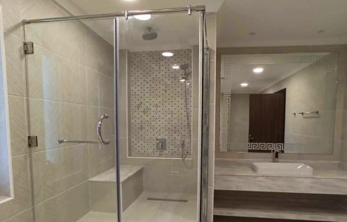Shower Glass Partition Dubai | Sharjah | UAE - Khaleej Aluminium